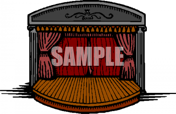 Royalty Free Stage Clipart